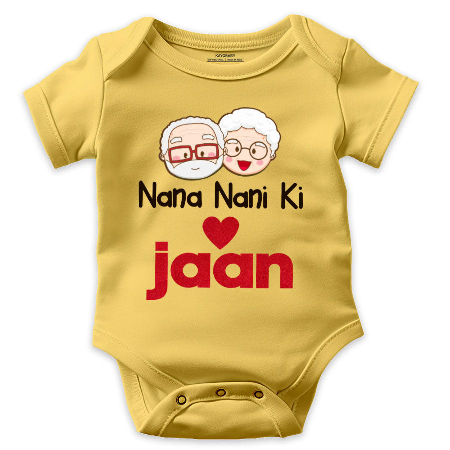 Nana Nani Ki Jaan Baby Romper | Super soft and 100% organic | Buy Now ...
